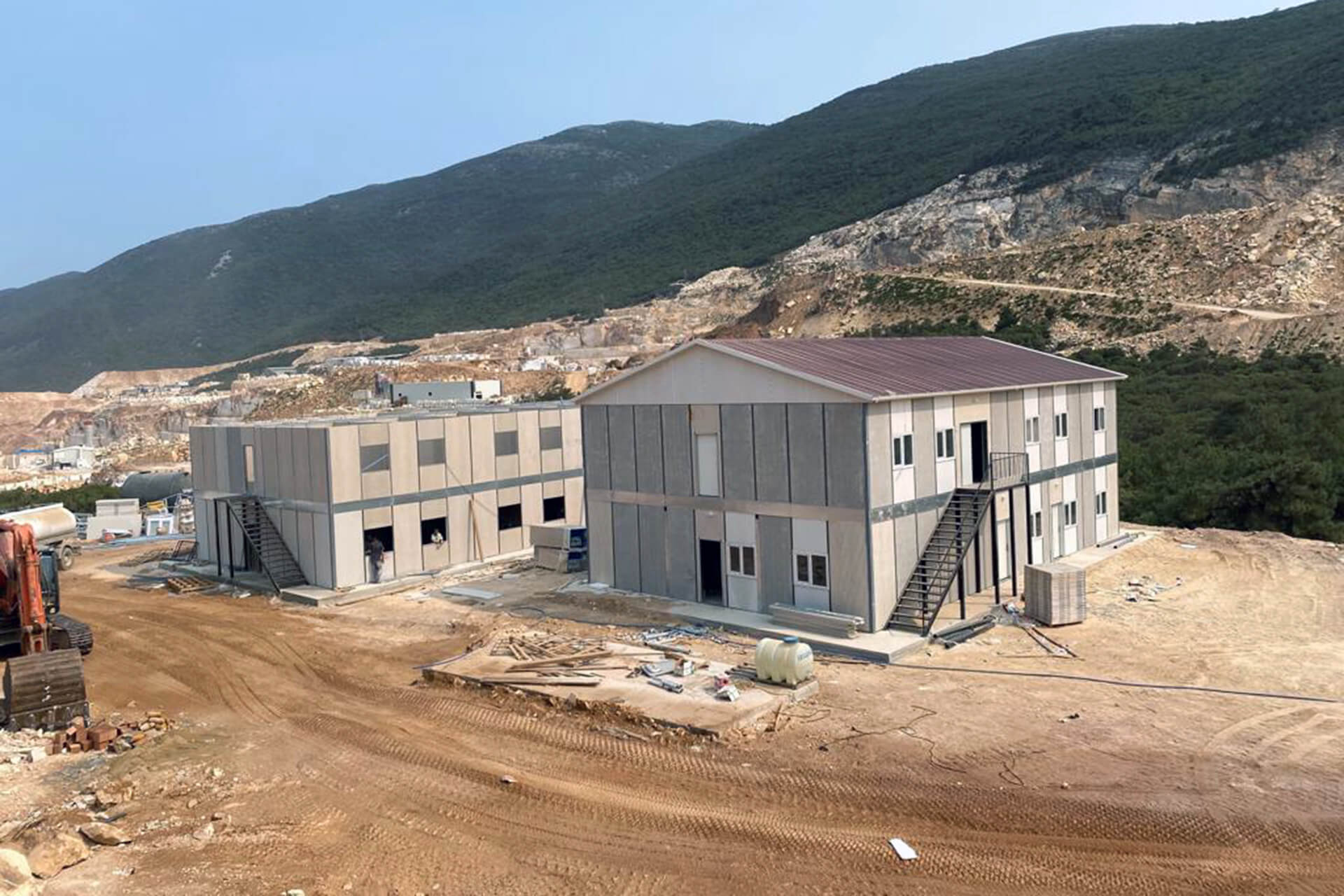 1500 m2 Prefabrik Kamp - Türkiye | Max Prefabs